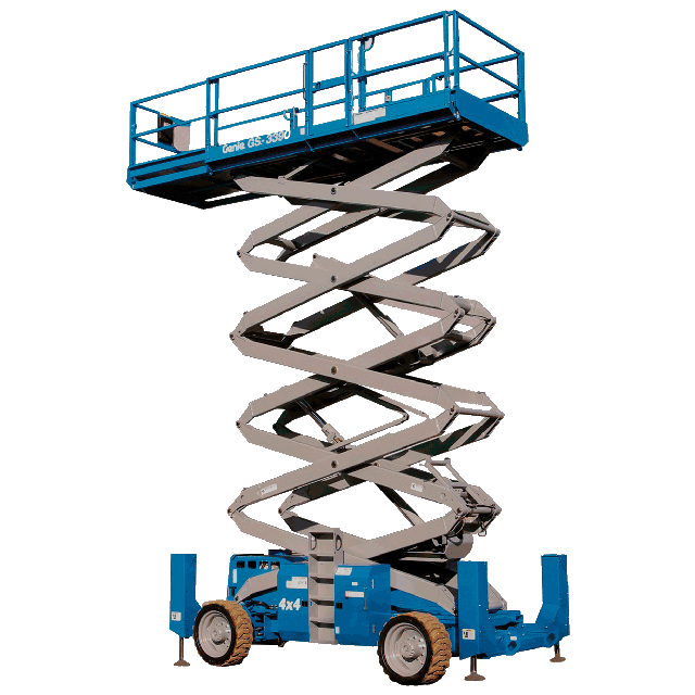 Rental of a 33ft propane gas lifting platform | Simplex